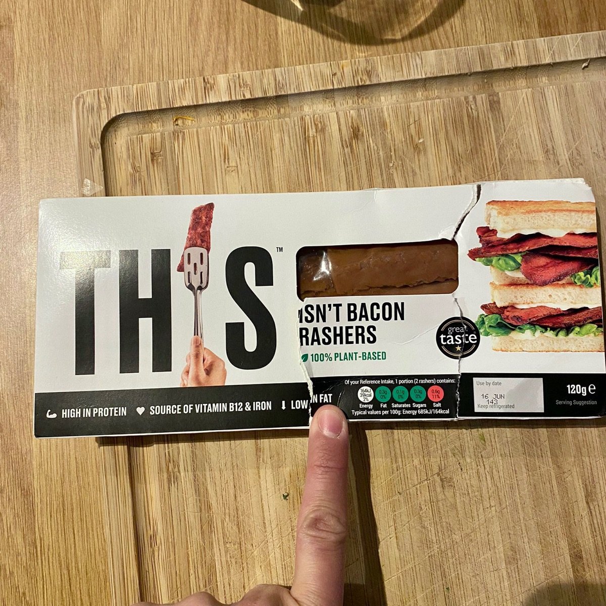 This isn't Bacon Plant-Based Rashers from THIS - Vegan Product Reviews ...