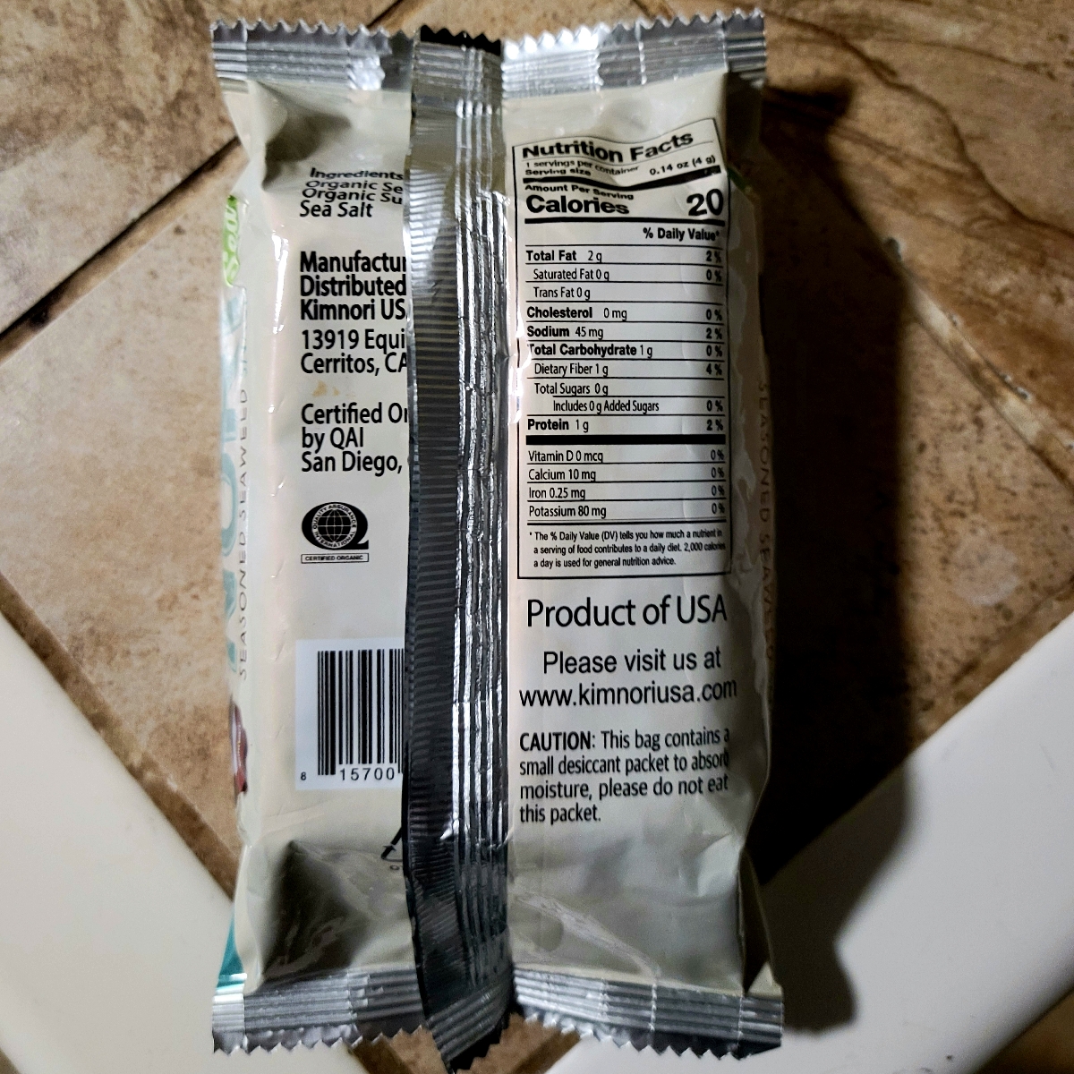 KimNori Seasoned Seaweed Snack from KimNori - Vegan Product Reviews ...