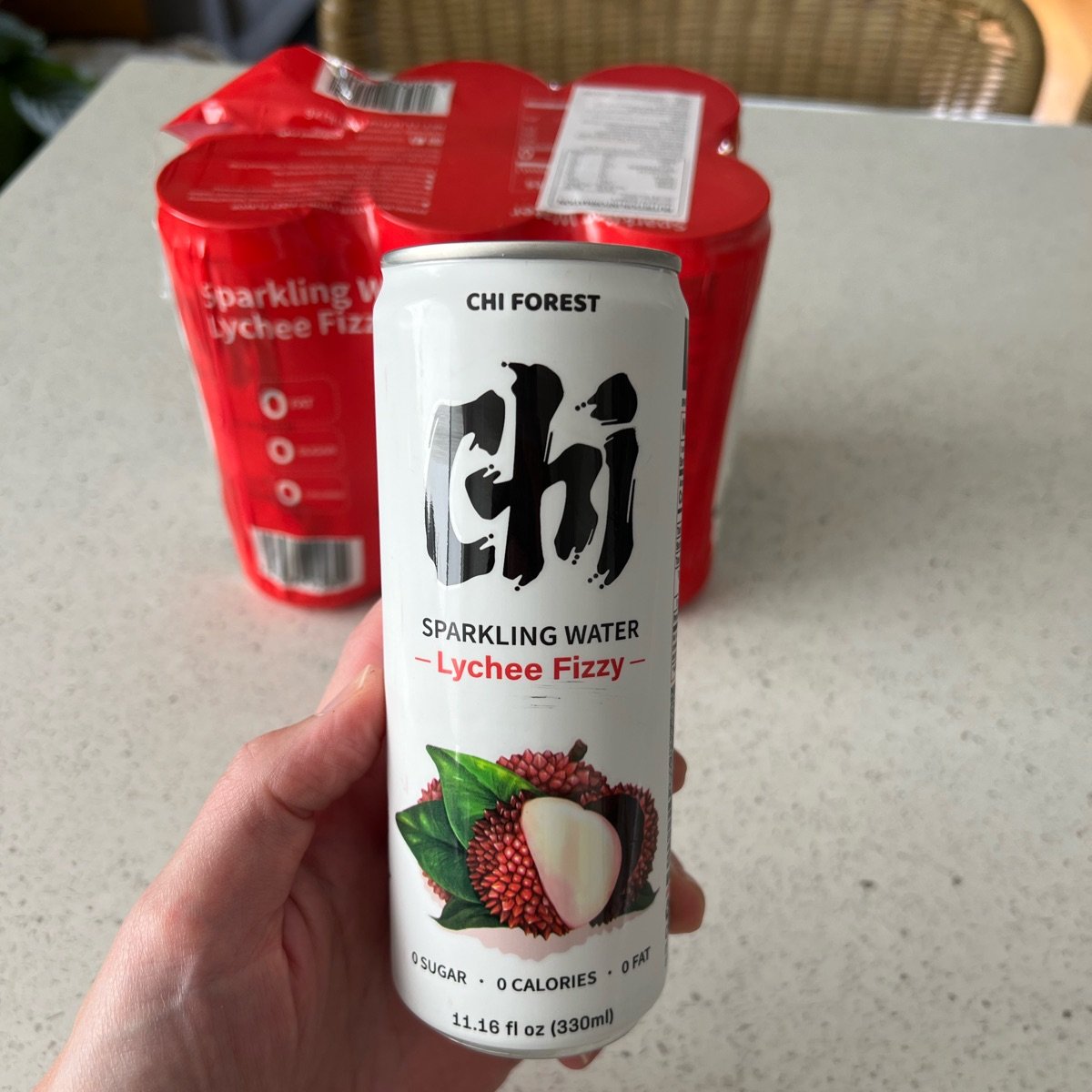 Lychee Fizz Sparkling Water from Chi Forest - Vegan Product Reviews ...