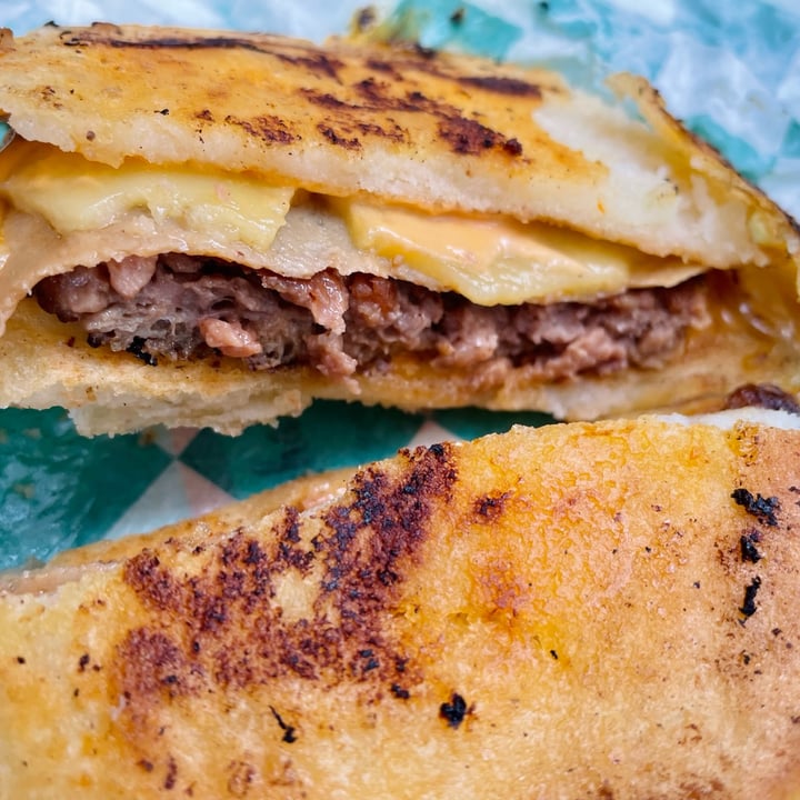 Grilled! Bushwick, Brooklyn, United States Arepa Burger Review | abillion