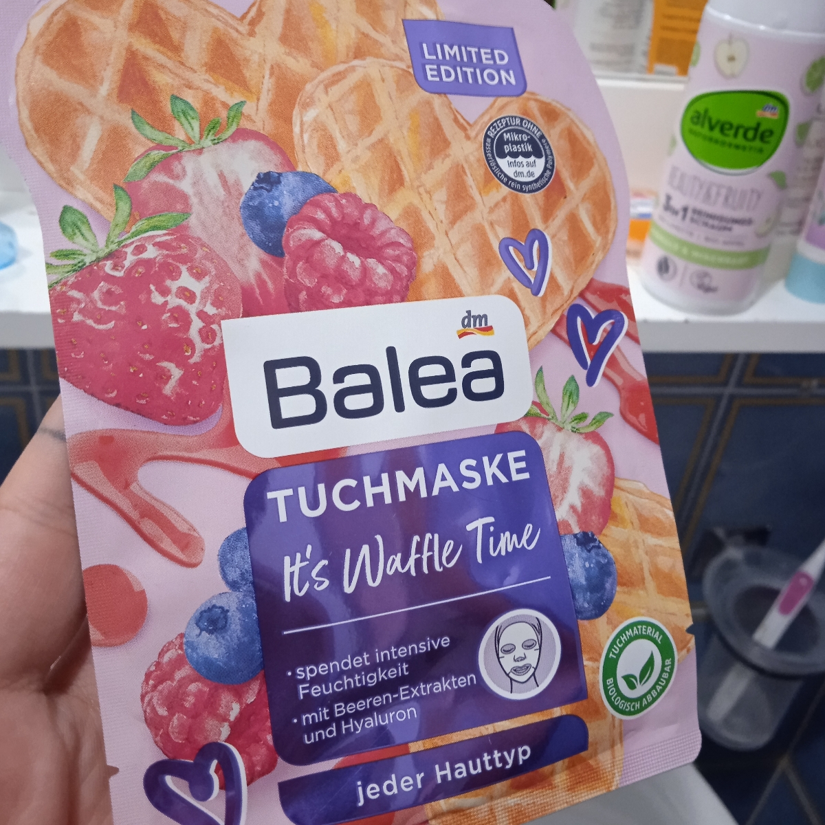 waffle mask from Balea - Vegan Product Reviews & Ratings | abillion