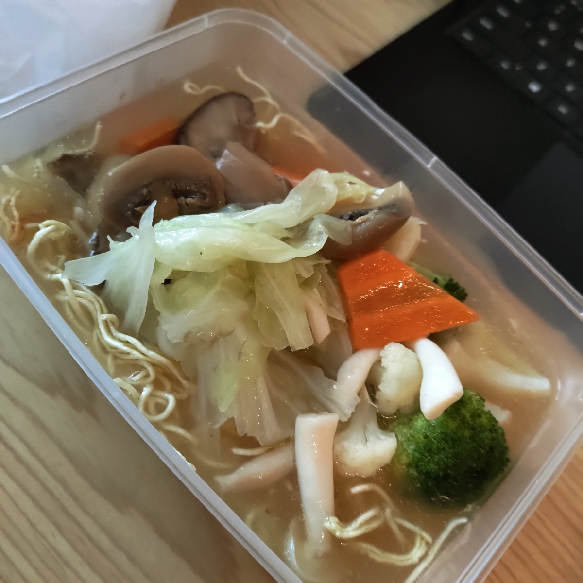 Trio Mushroom Noodle 三菇面 at Happy Sambodi Vege Restaurant - Review by ...