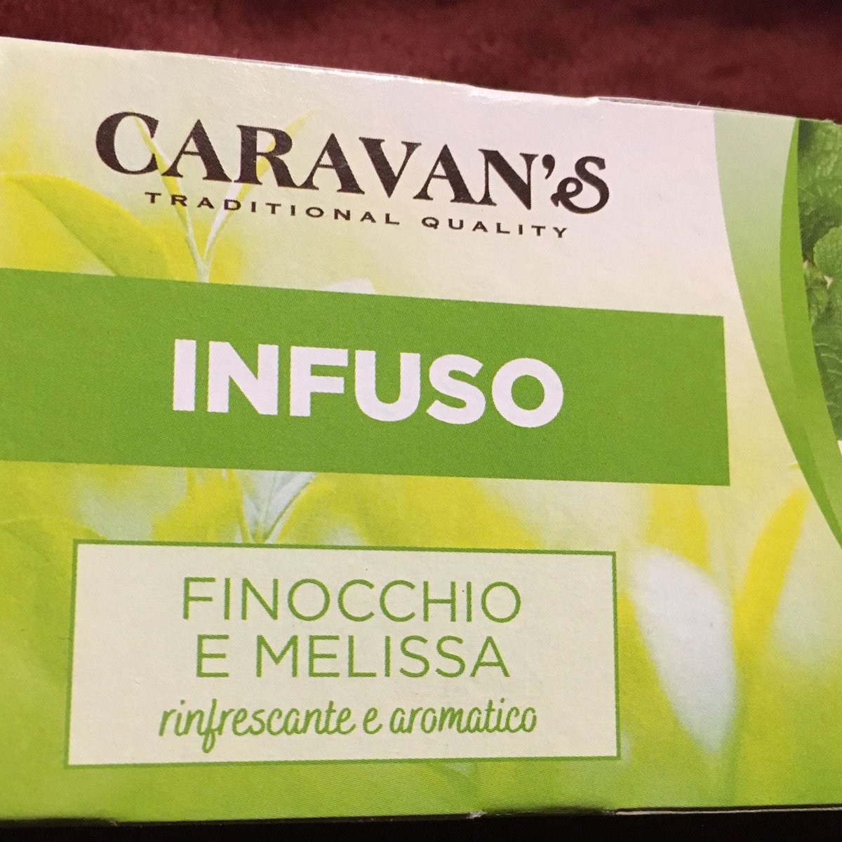Infuso Finocchio e Melissa from caravan’s - Vegan Product Reviews ...