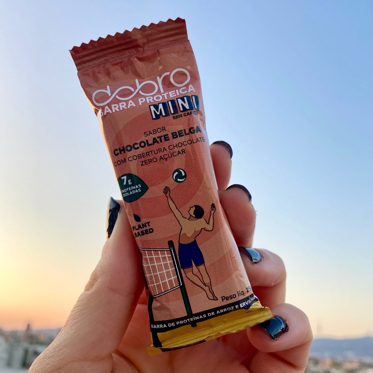 Mini barra proteica chocolate belga from Dobro - Vegan Product Reviews ...