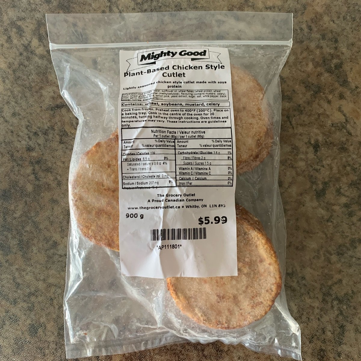 Plant-Based Chicken Style Cutlet from Mighty Good - Vegan Product ...