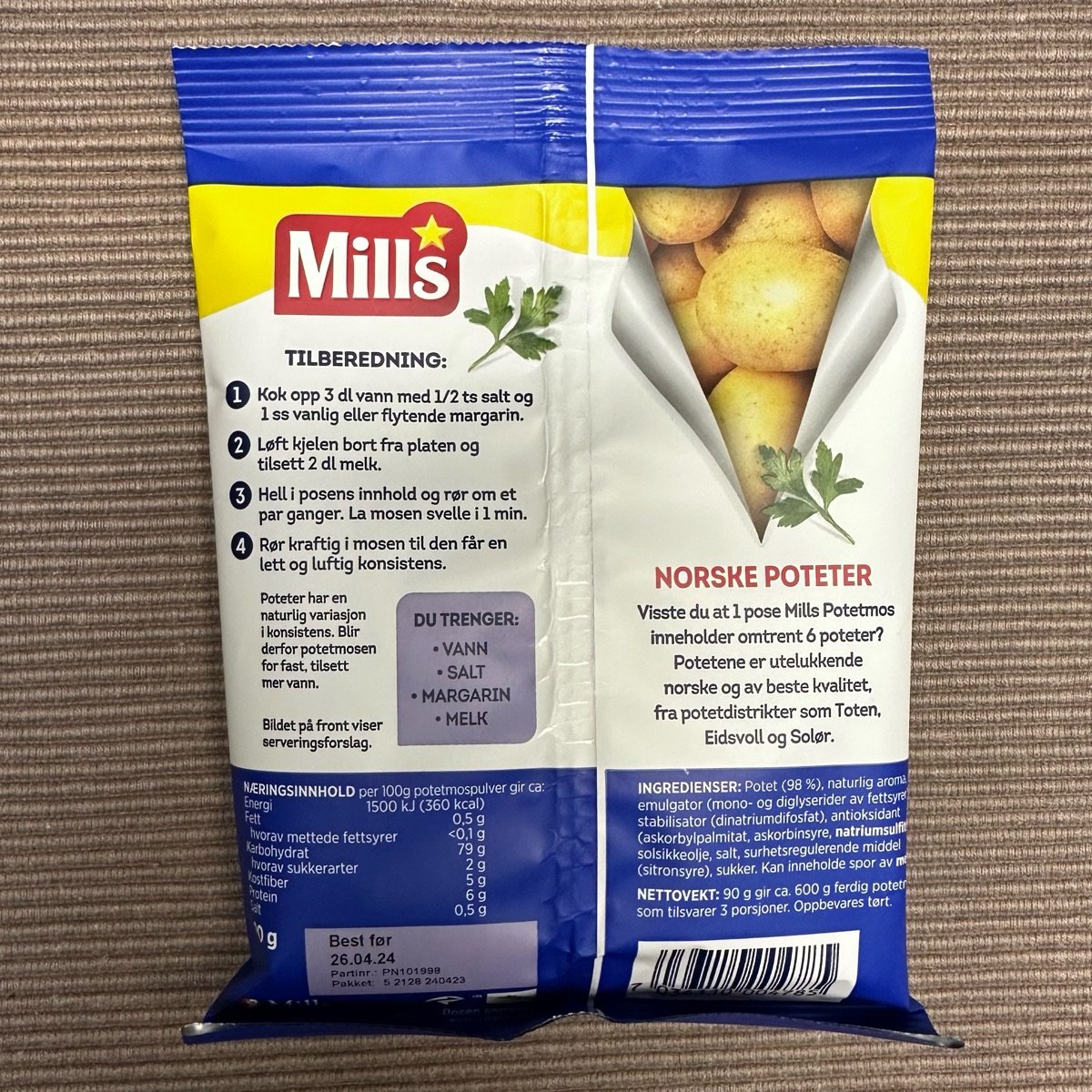Mills Original Potetmos Reviews | abillion