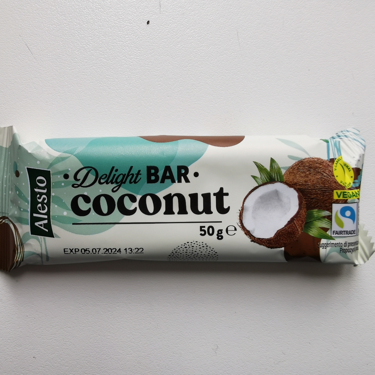 coconut delight bar from Alesto - Vegan Product Reviews & Ratings ...