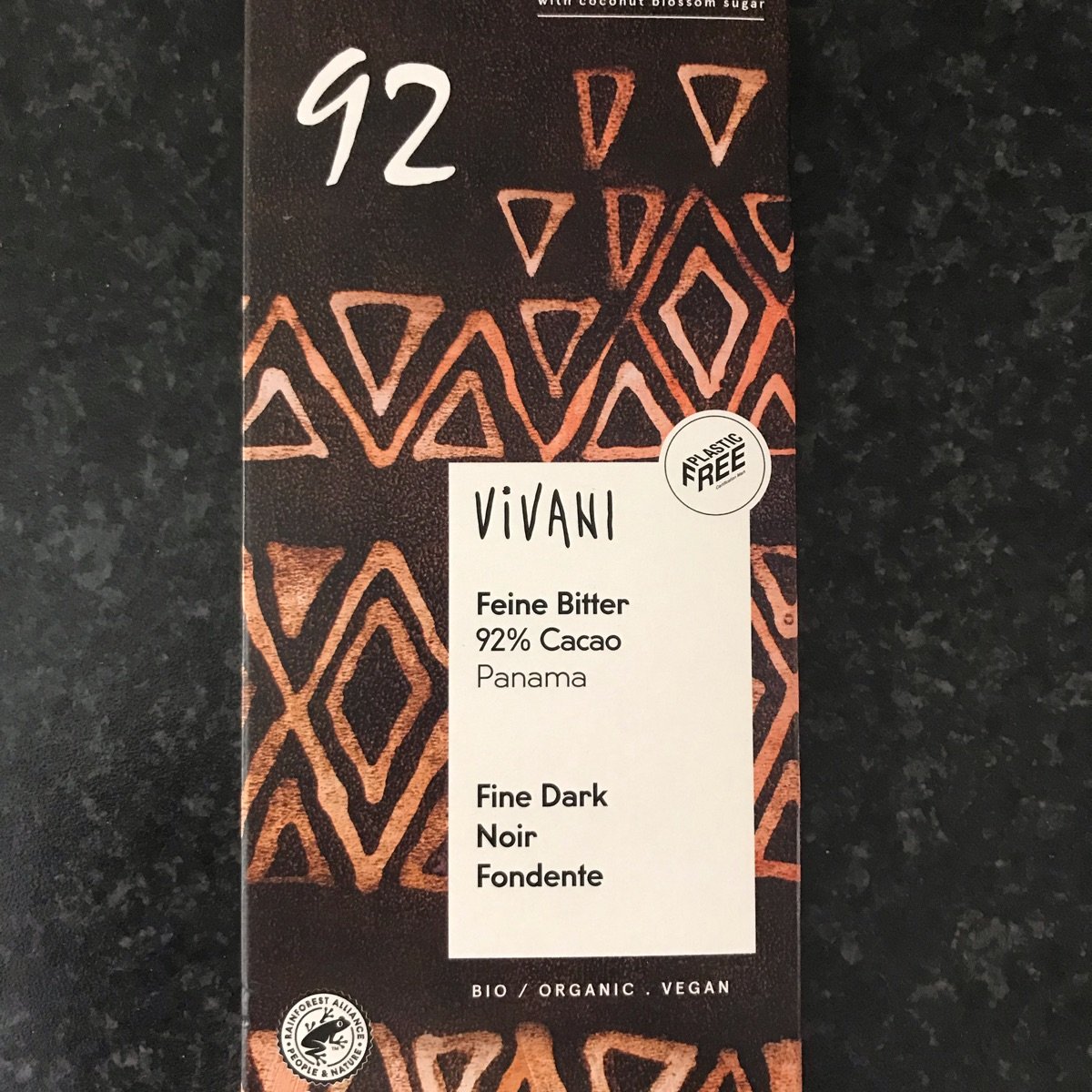 92% Feine Bitter from Vivani - Vegan Product Reviews & Ratings | abillion