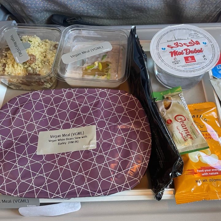 Emirates Strict Vegetarian Meal (Vegan) - Lunch Review | abillion