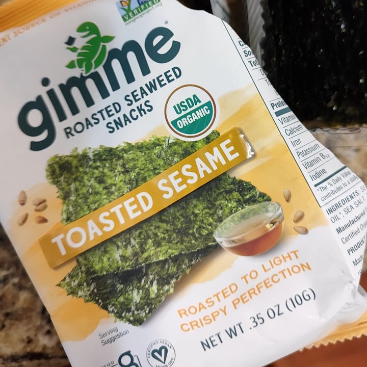 Gimme Organic toasted sesame premium roasted seaweed Review | abillion