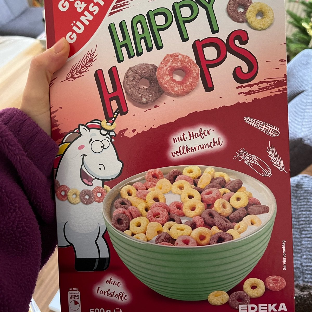 happy hoops from Edeka - Vegan Product Reviews & Ratings | abillion