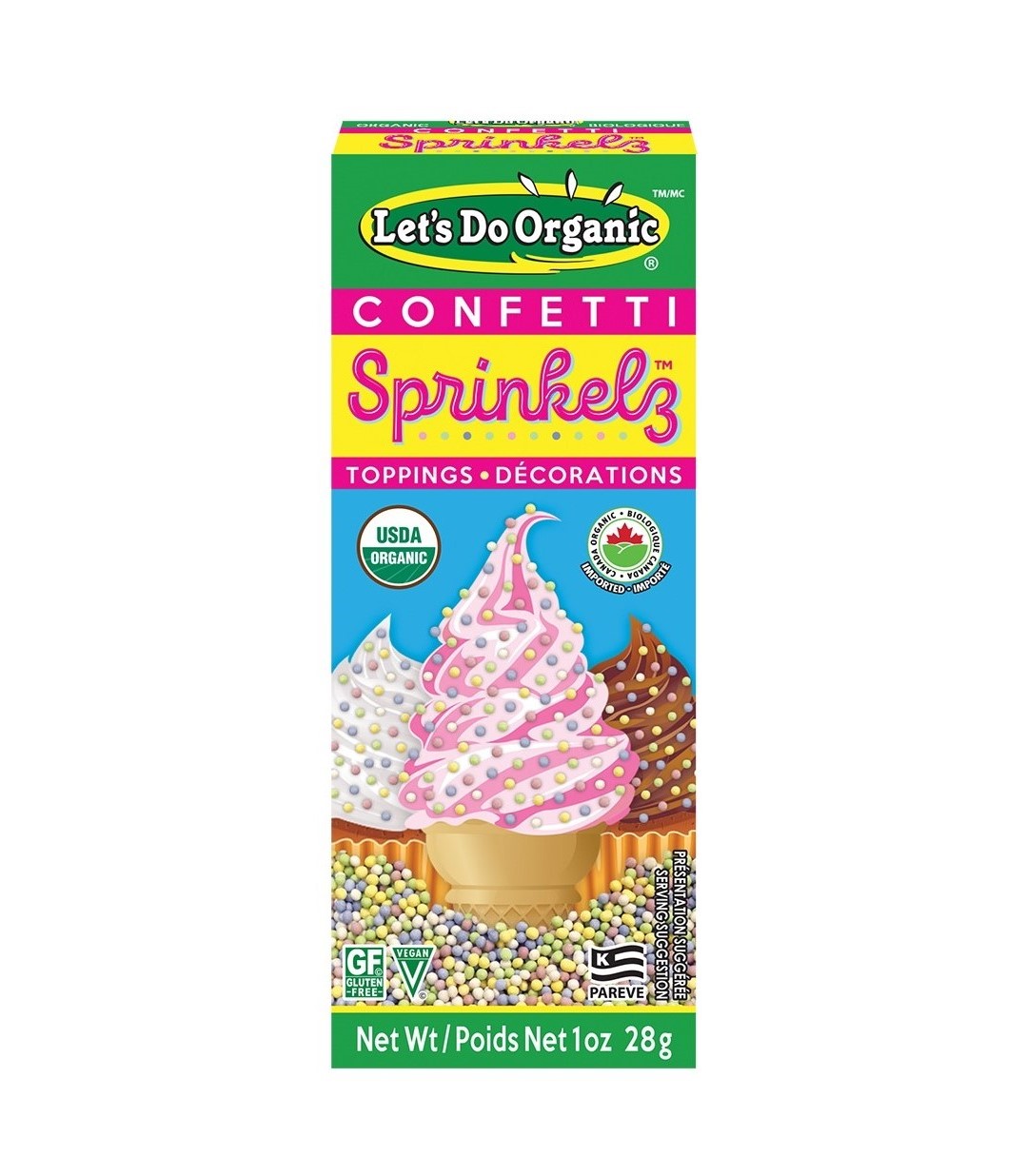 Organic Confetti Sprinkelz™ from Let’s Do Organic - Vegan Product ...