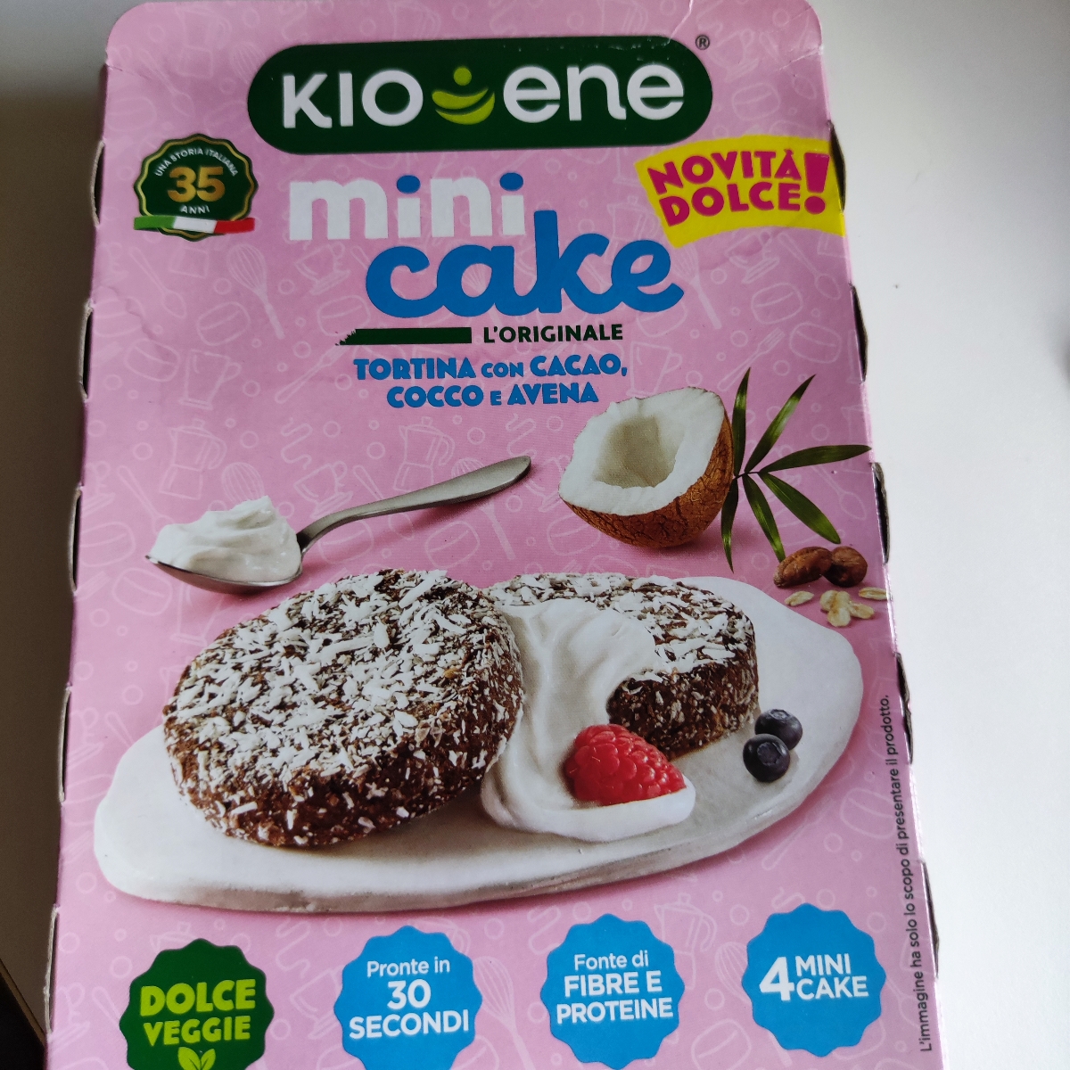 Mini Cake Tortina con Cacao, Cocco e Avena at Kioene - Review by ...
