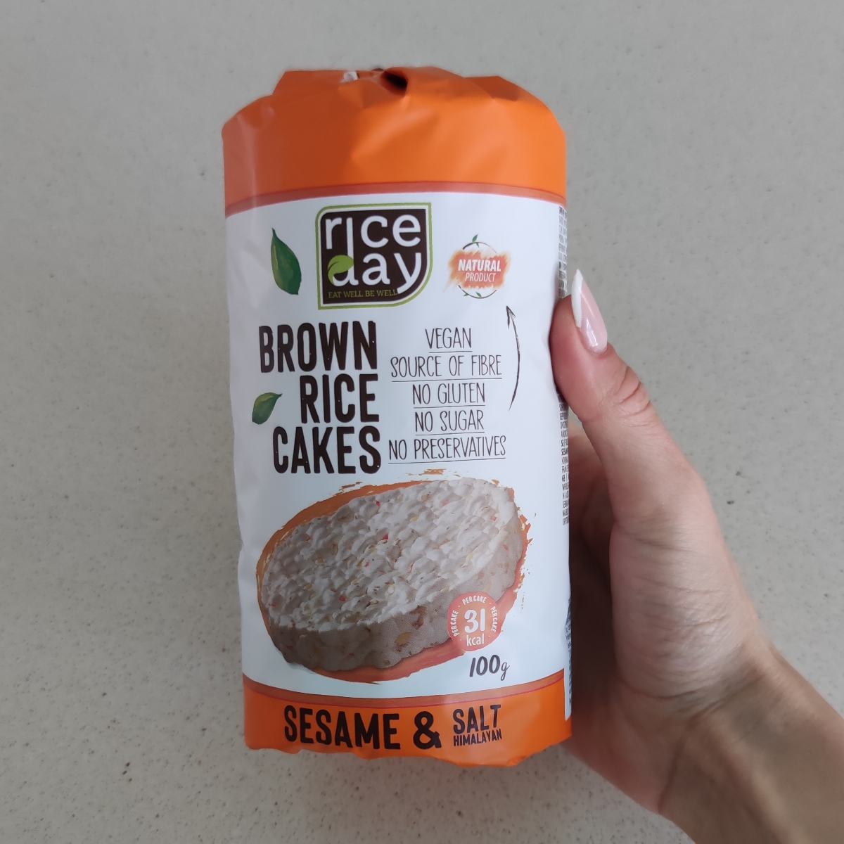 Rice day Brown Rice Cakes - Sesame & Salt Himalayan Reviews | abillion