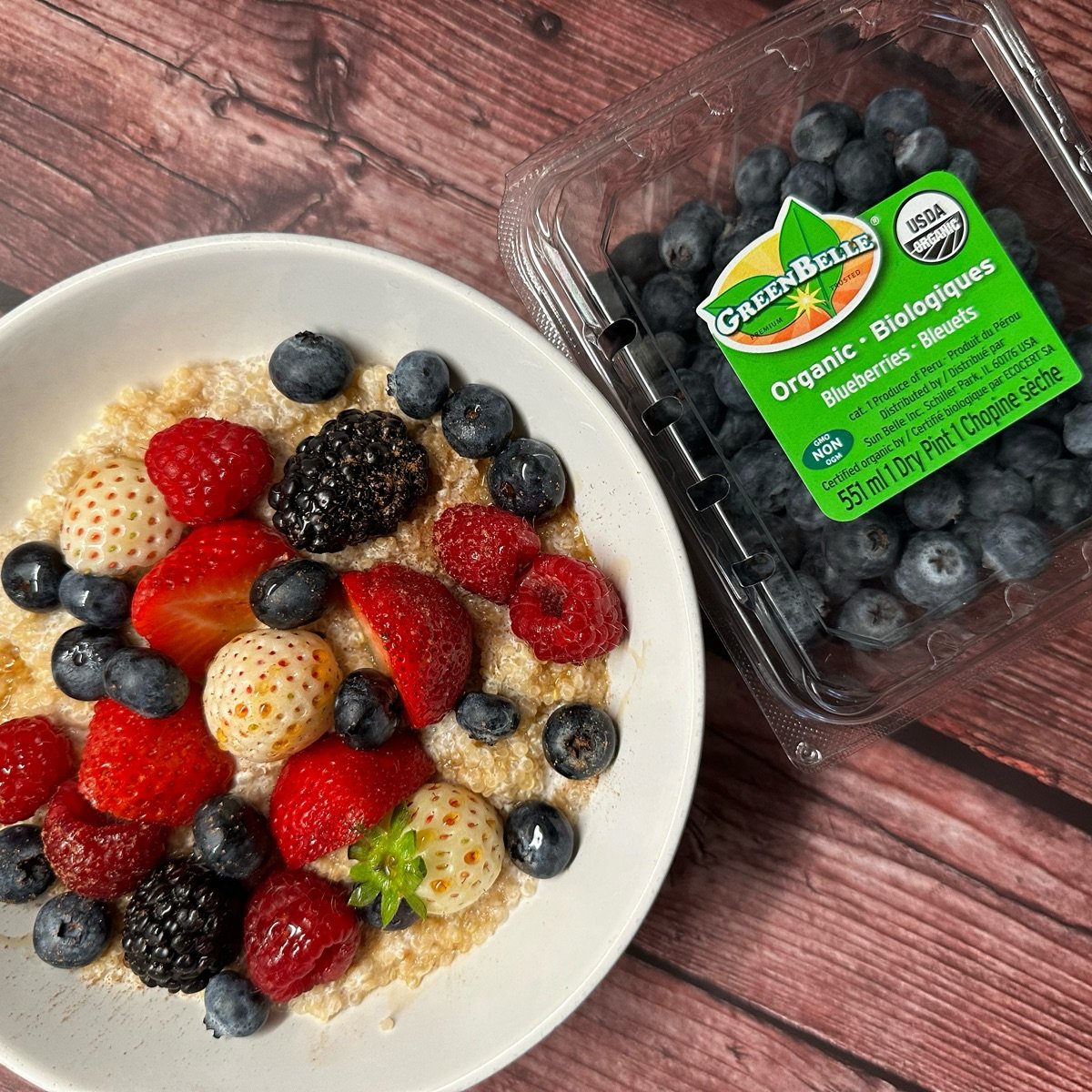 Organic • Biologiques Blueberries • Bleuets from Green Belle - Vegan ...