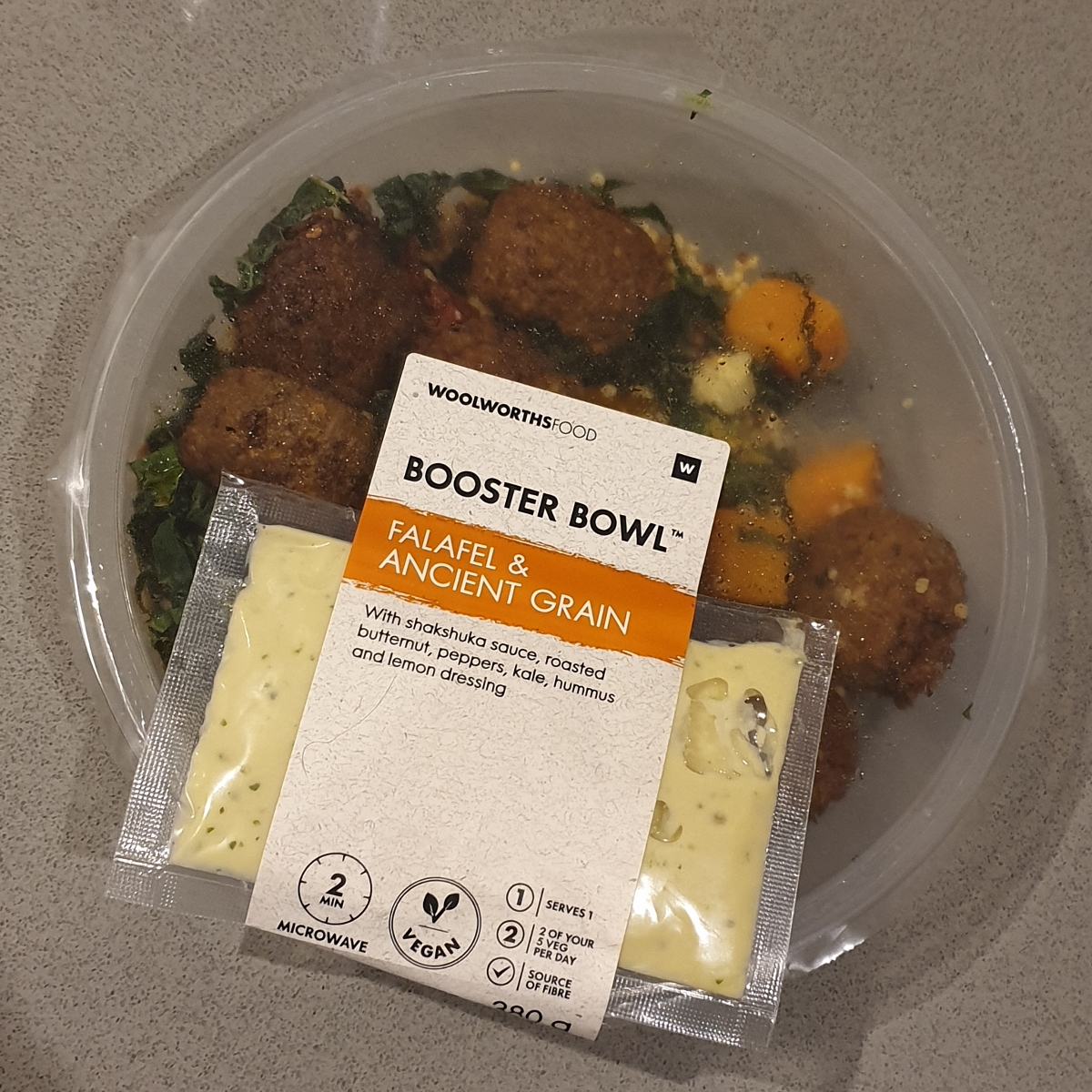 Falafel & Ancient Grain Booster Bowl at Woolworths Food - Review by ...