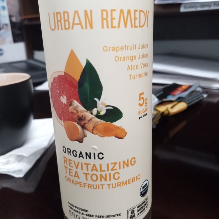 Urban Remedy Organic revitalizing tea tonic grapefruit turmeric Review ...