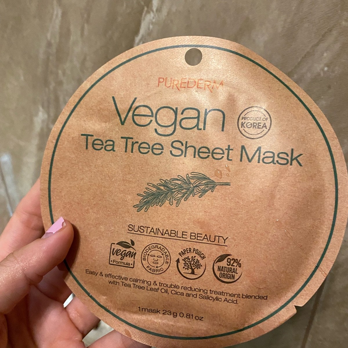 Tea Tree Sheet Mask from Purederm - Vegan Product Reviews & Ratings ...