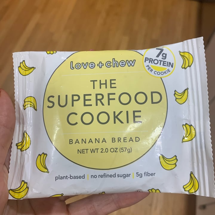 Love + chew Banana bread superfood cookie Review | abillion