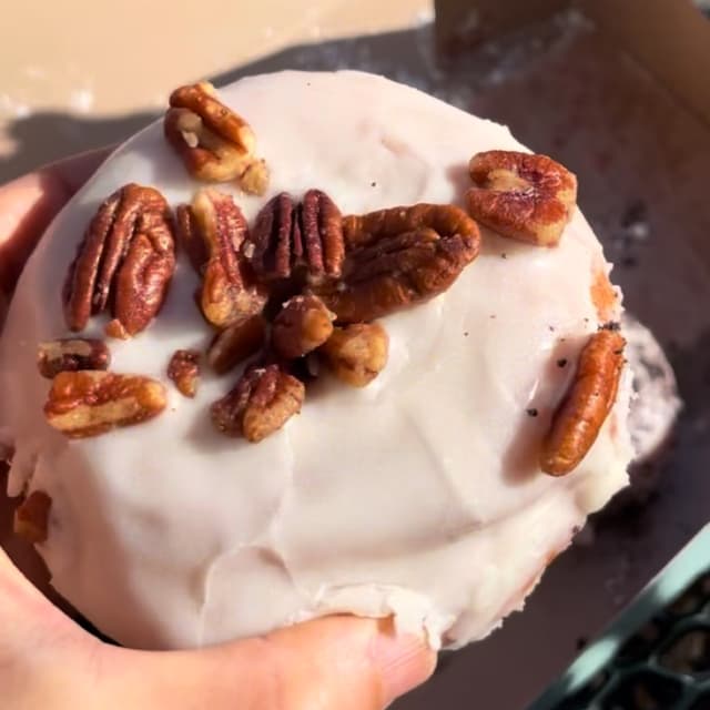 Maple Butter Pecan Donut at Cloudy Donut Co., New York - Vegan Dish ...