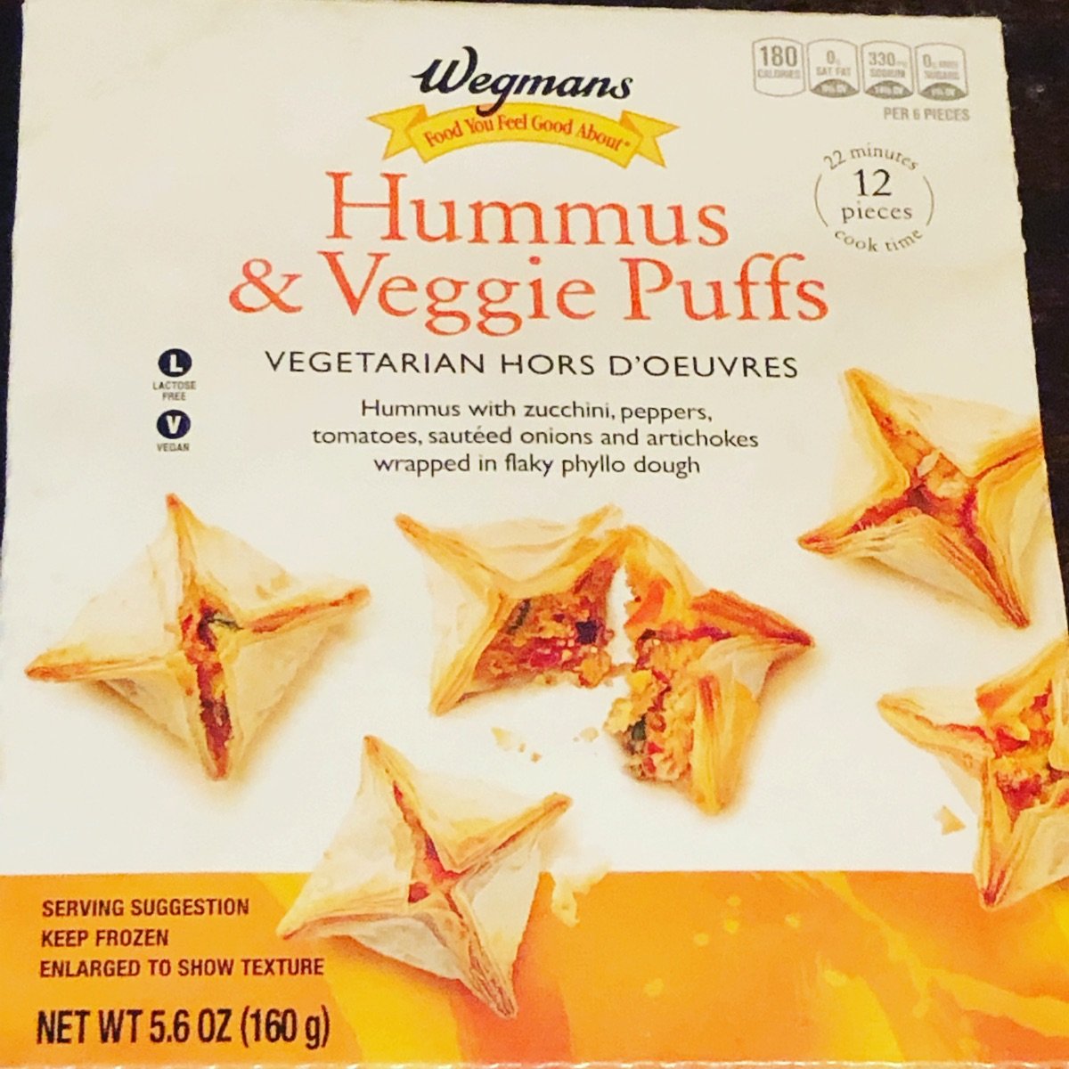hummus and veggie puffs from Wegmans - Vegan Product Reviews & Ratings ...