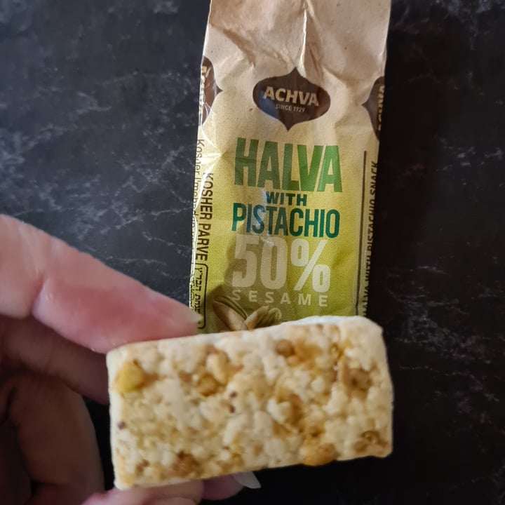 Achva Halva with Pistachio Review | abillion