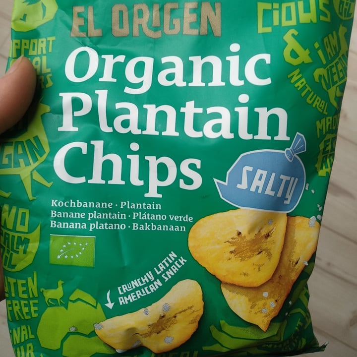 El Origen Organic Plantain Chips salty Review | abillion