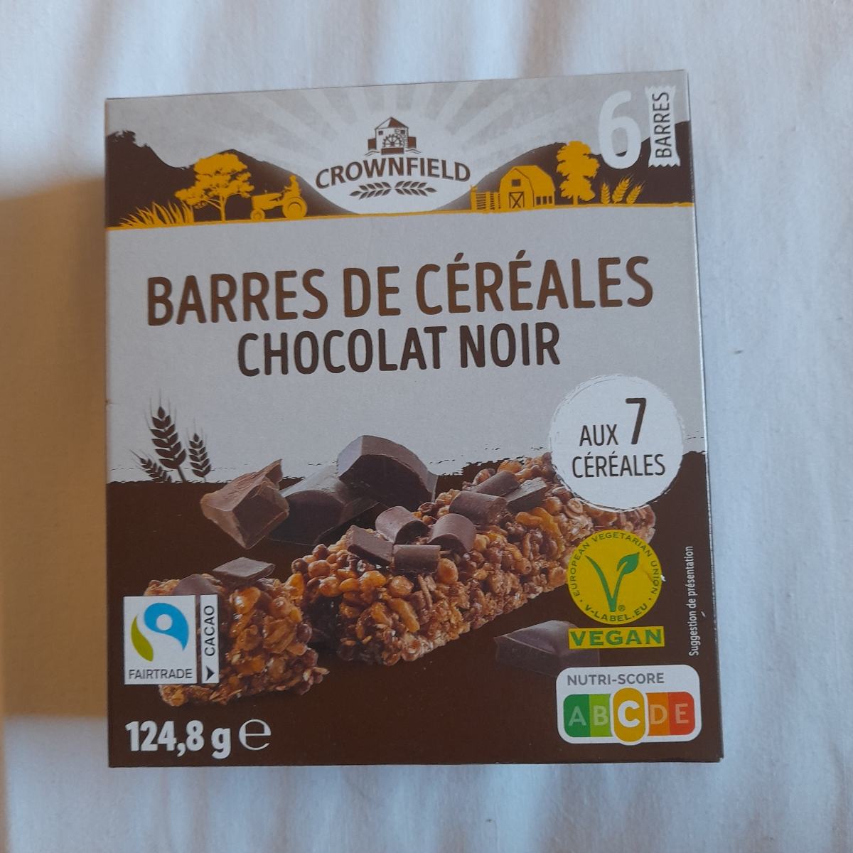 Crownfield Barres aux céréales chocolat noir Reviews | abillion