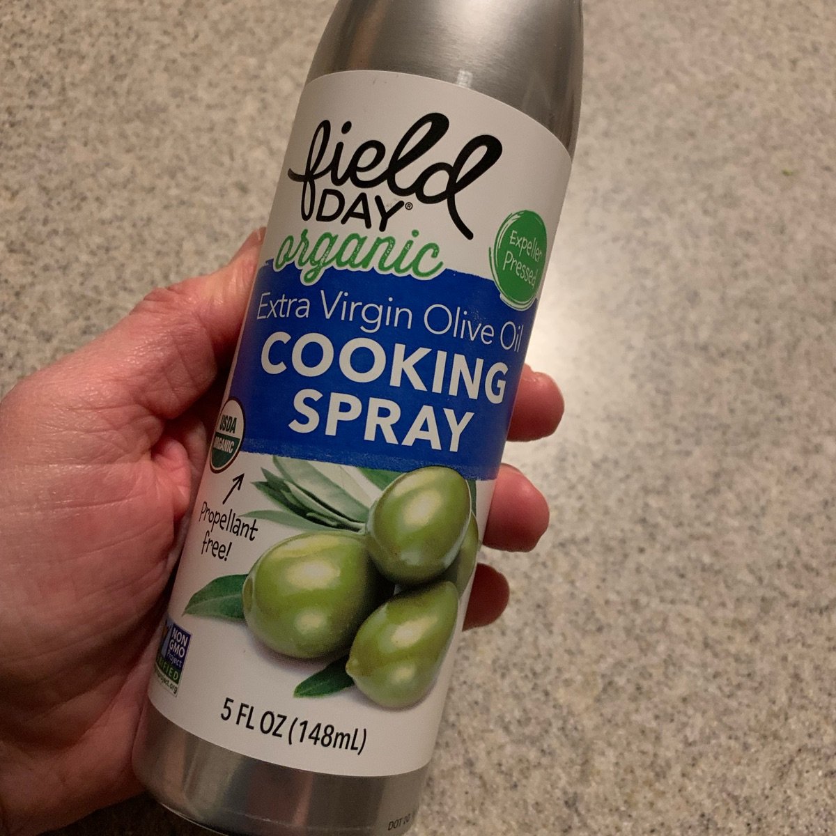 Extra Virgin Olive Oil Cooking Spray from Field Day Organic - Vegan ...