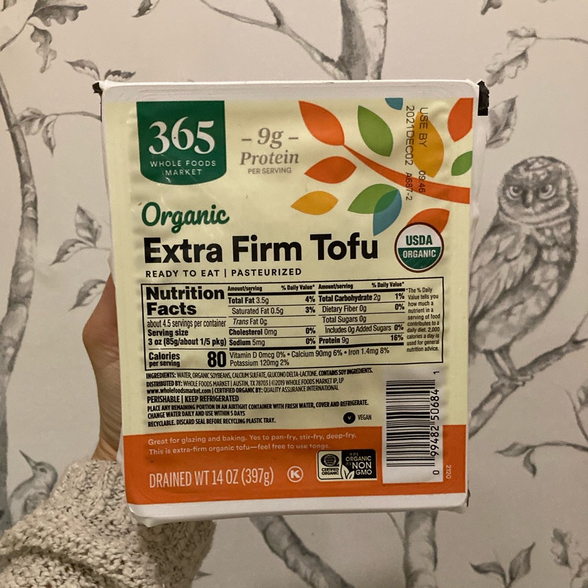Organic extra firm tofu from 365 Whole Foods Market - Vegan Product ...