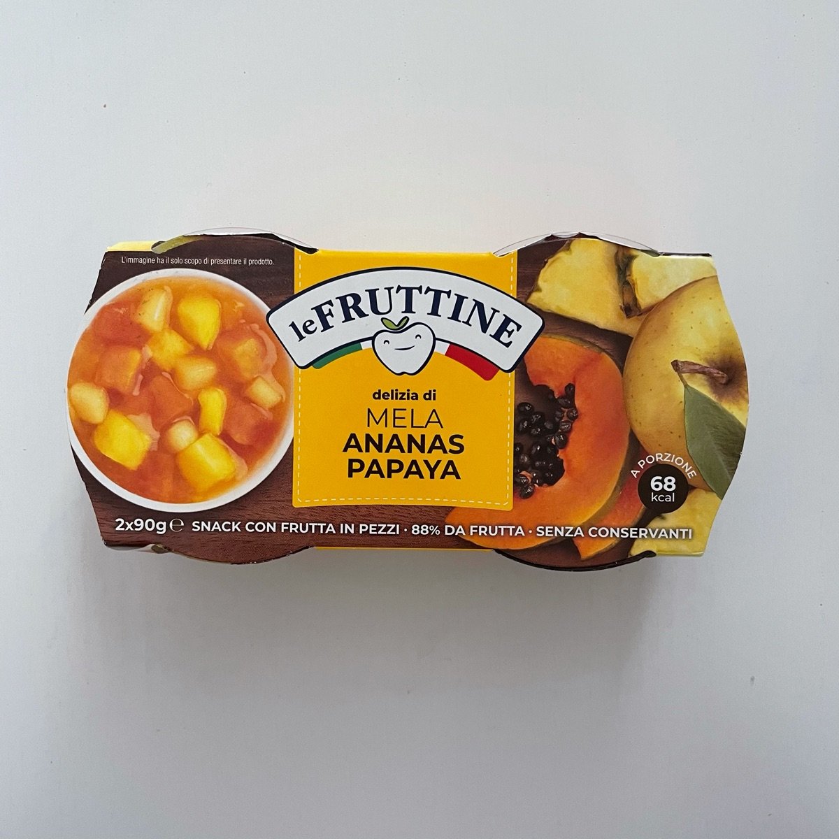 Ananas e papaya from Le fruttine - Vegan Product Reviews & Ratings ...