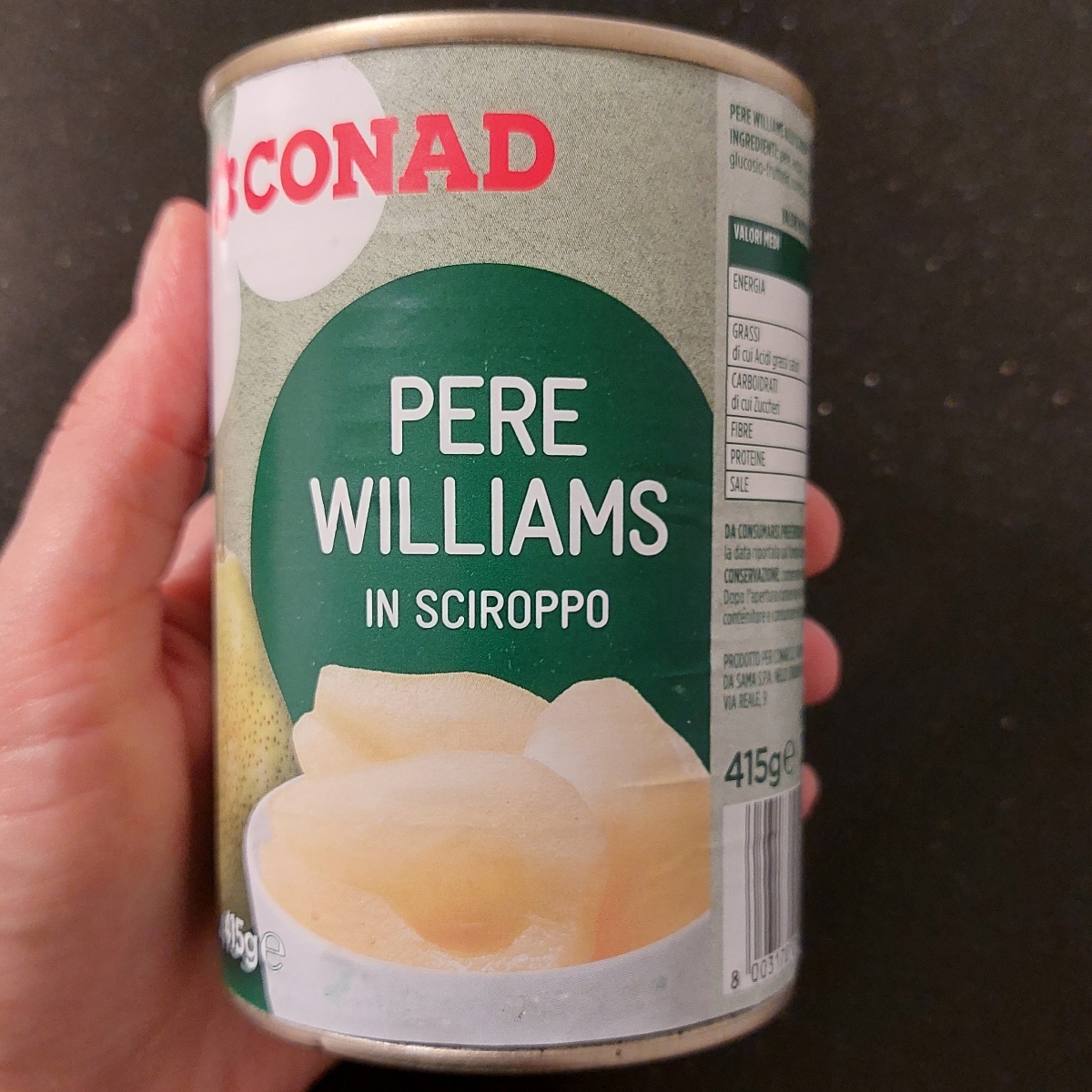 pere williams in sciroppo from Conad - Vegan Product Reviews & Ratings ...