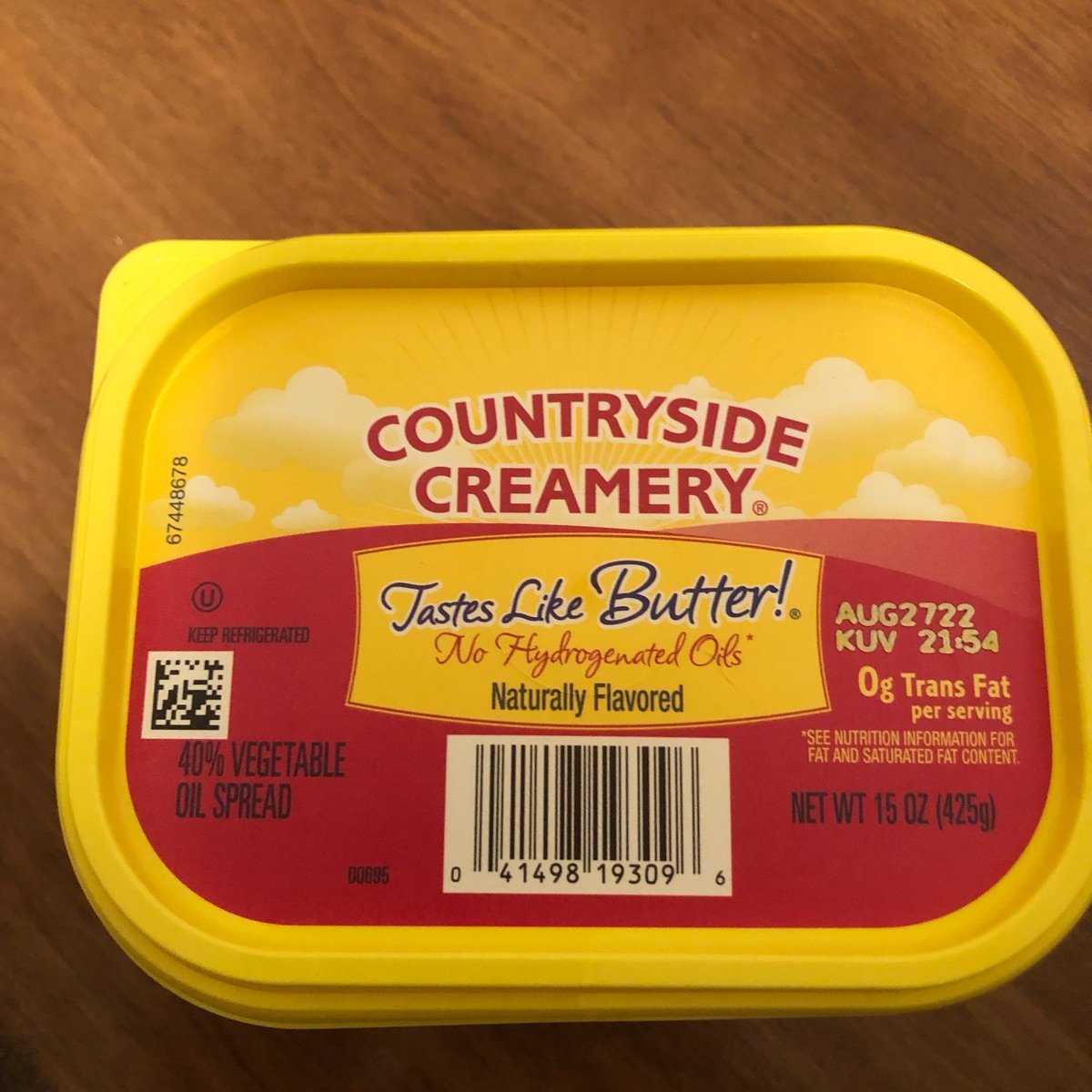 Tastes like butter oil spread from Countryside creamery - Vegan Product ...