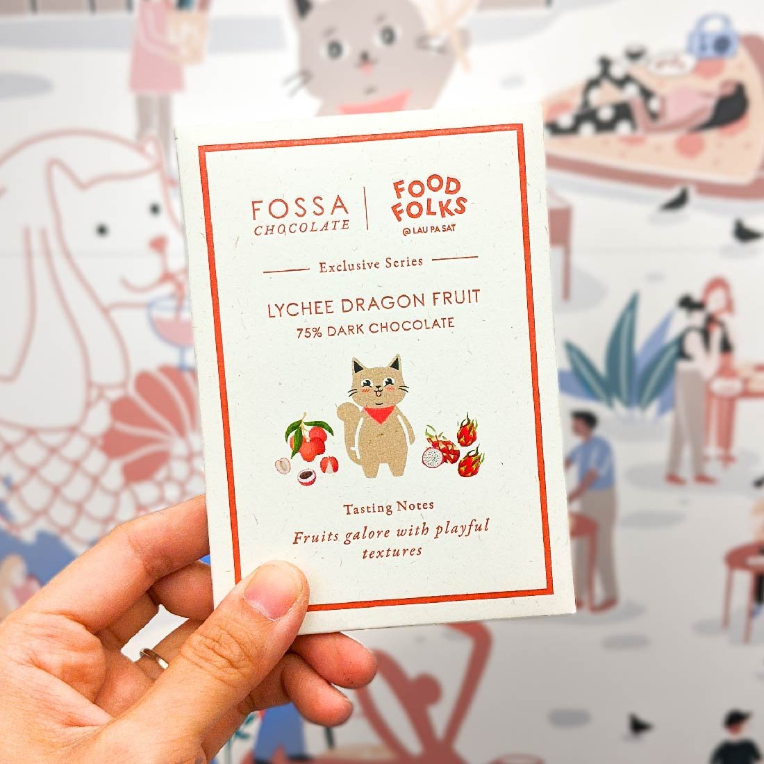 Fossa Chocolate: Lychee Dragonfruit Dark Chocolate from Fossa Chocolate ...