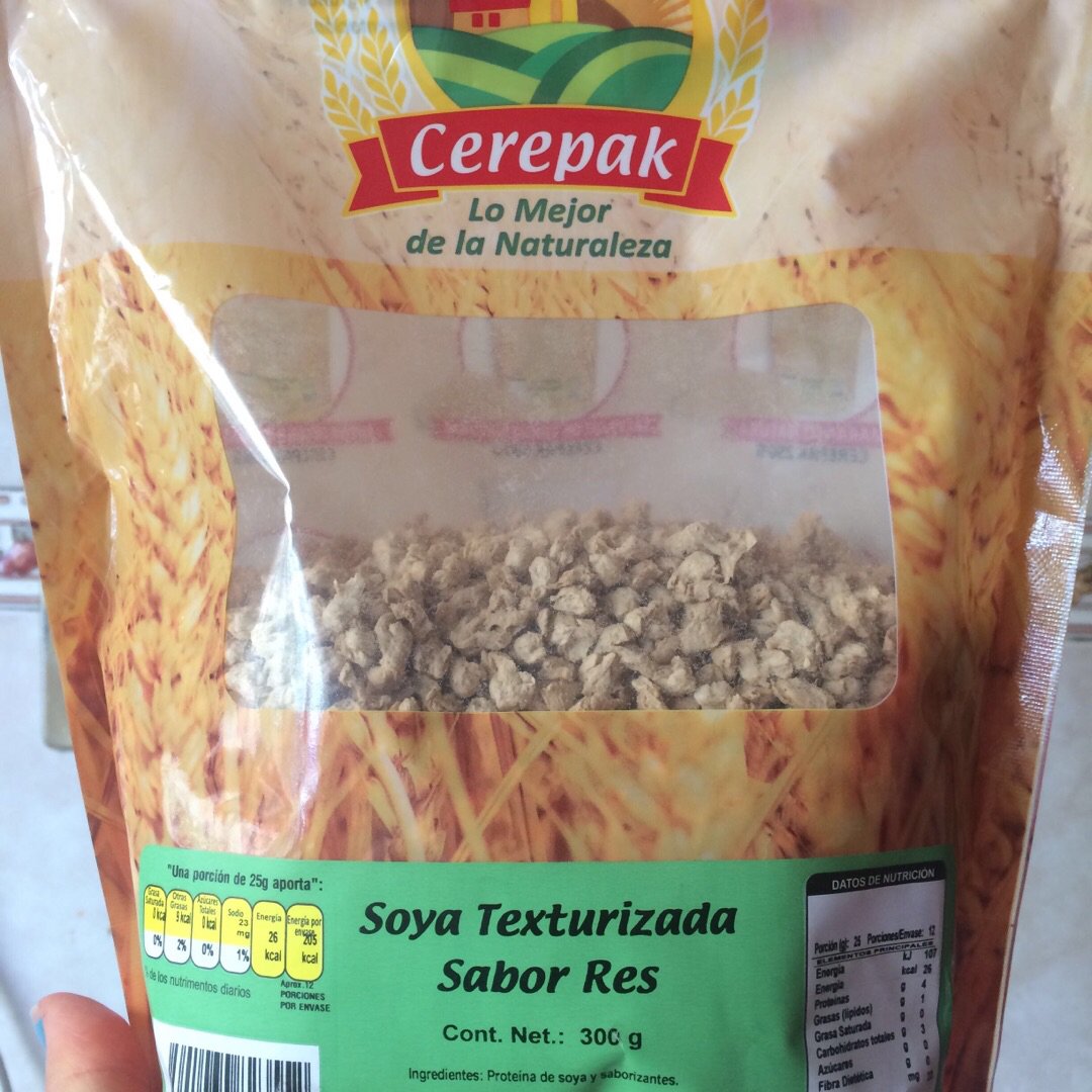 Soya Texturizada Sabor Res from Cerepak - Vegan Product Reviews ...
