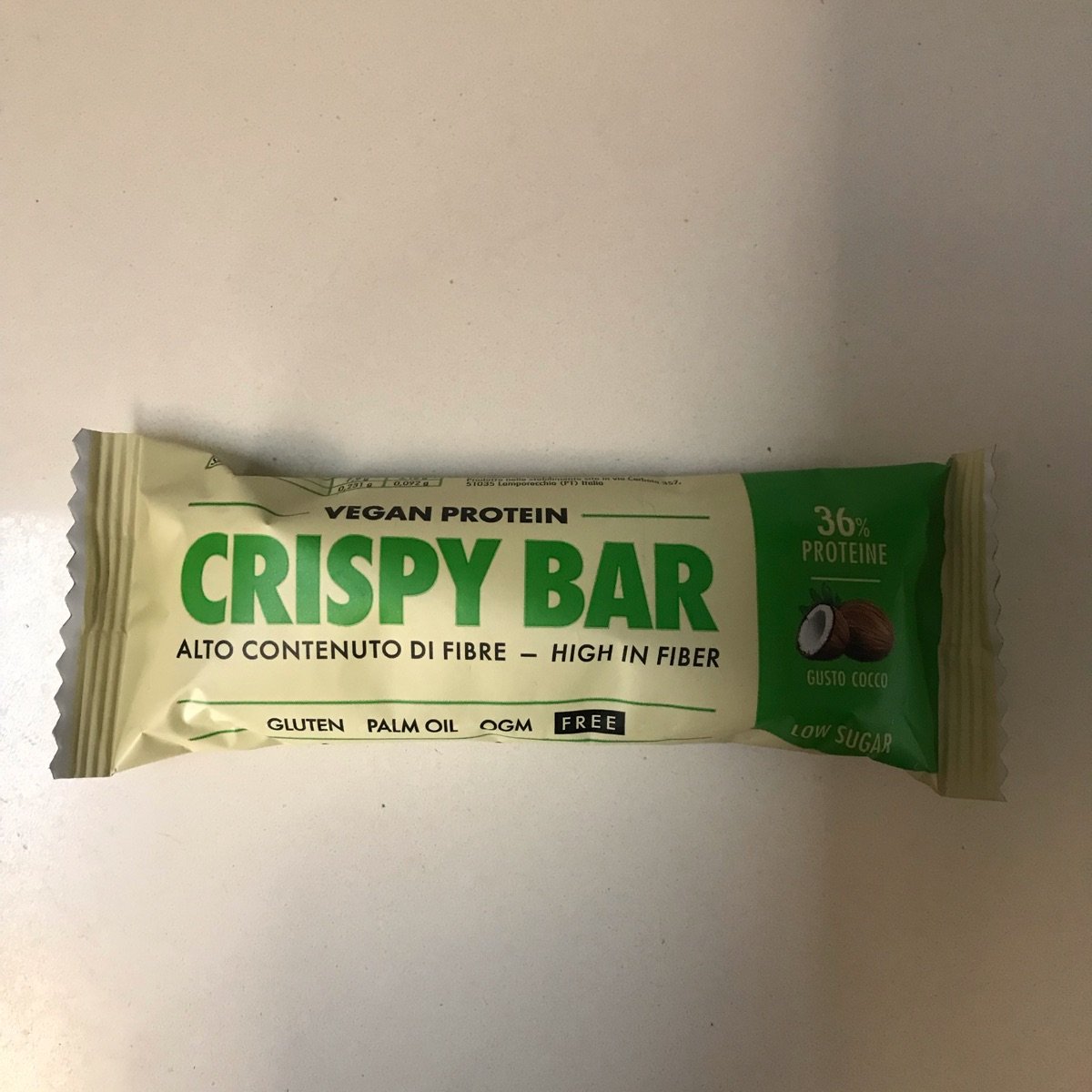 Crispy bar from Supplements italia - Vegan Product Reviews & Ratings ...