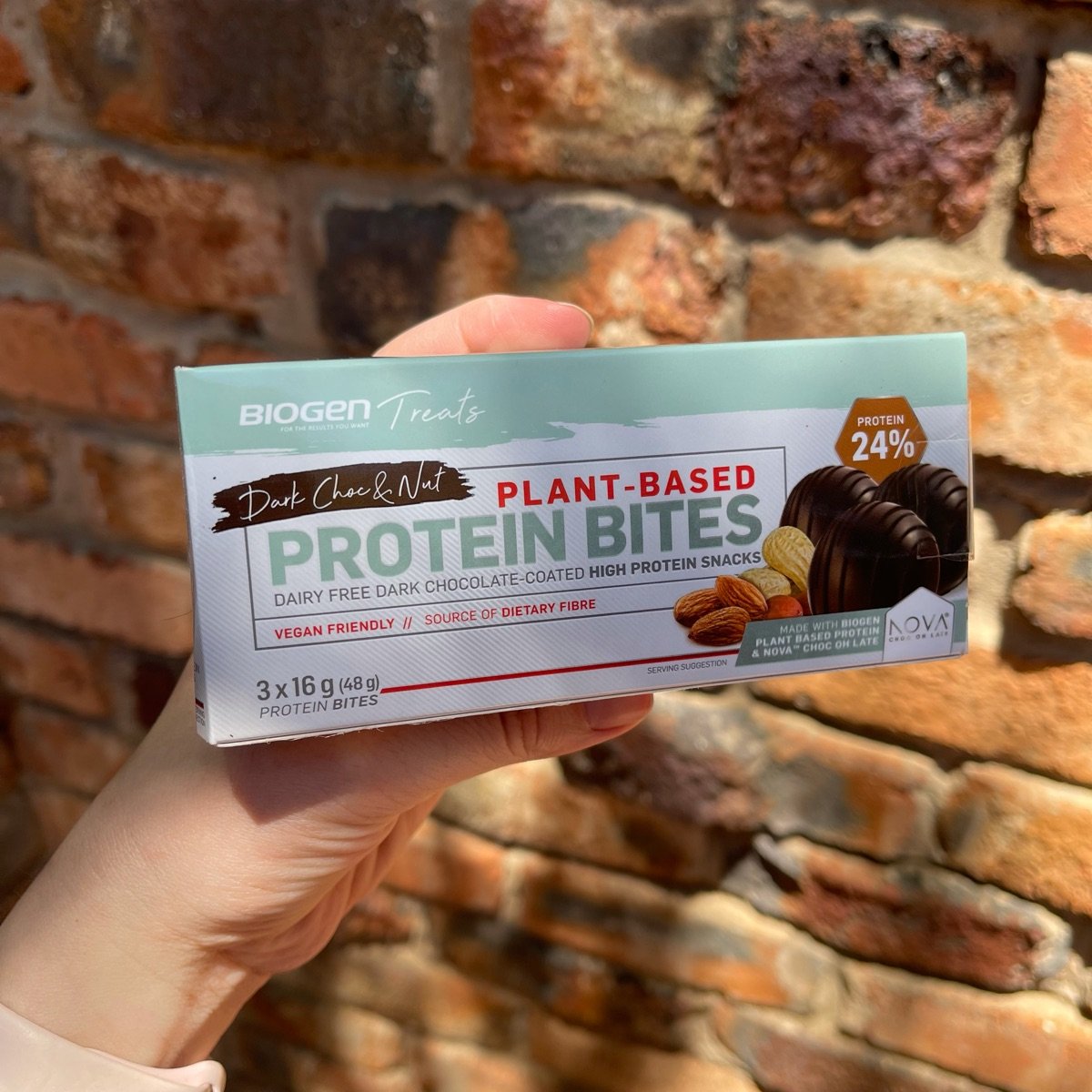Dark Choc & Nut Plant-Based Bites from Biogen - Vegan Product Reviews ...
