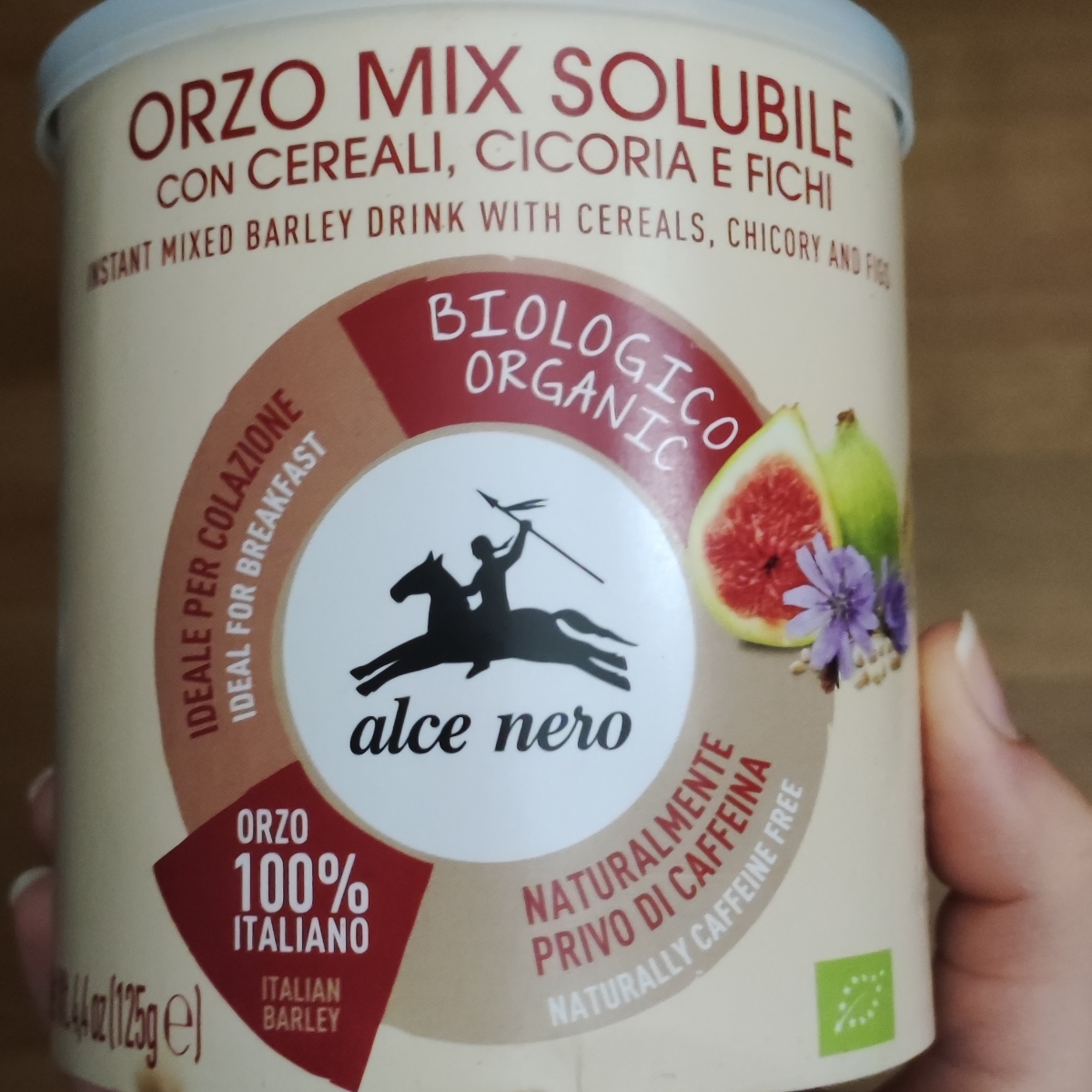 Orzo Mix Solubile Con Cereali, Cicoria e Fichi from Alce Nero - Vegan ...