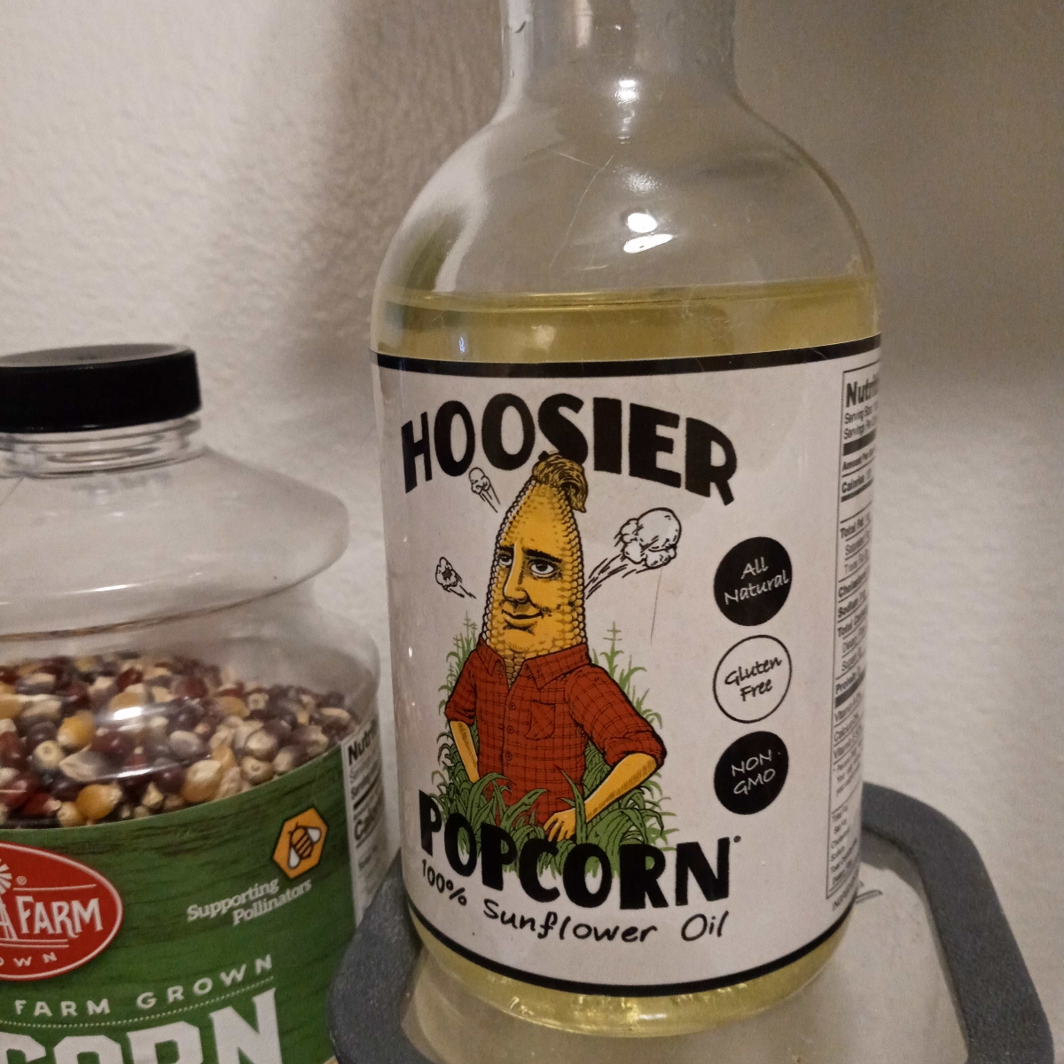 100% sunflower oil from Hoosier Popcorn - Vegan Product Reviews ...