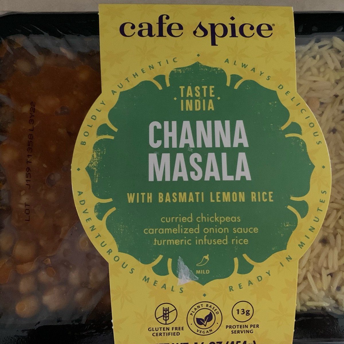 Cafe spice Channa masala with lemon rice Reviews | abillion