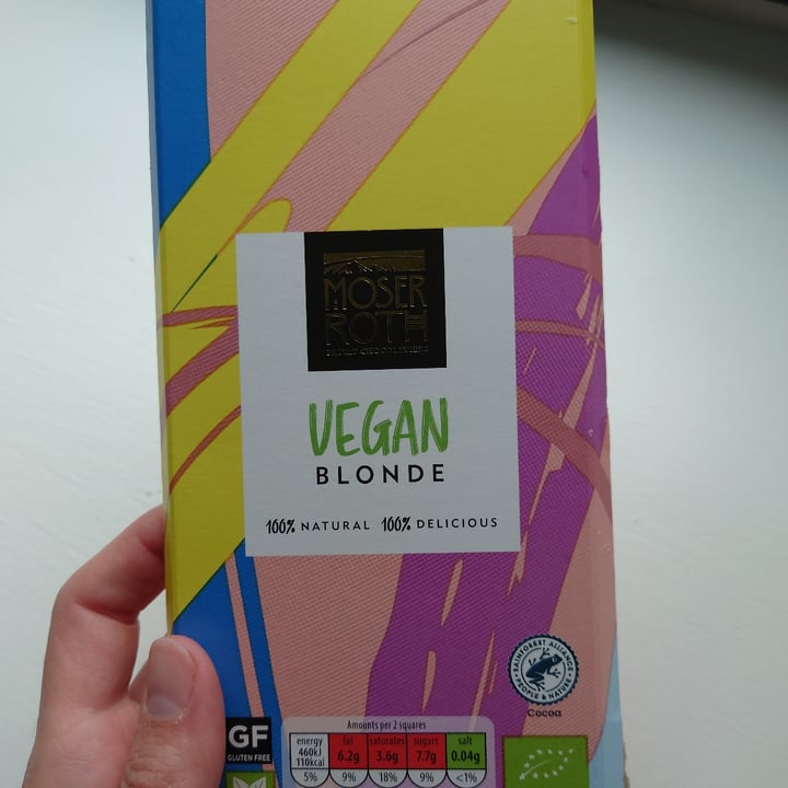 ALDI Moser Roth Vegan Blonde Chocolate Review | abillion