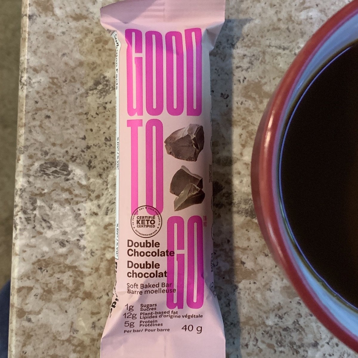 Double chocolate bar from Good To Go - Vegan Product Reviews & Ratings ...