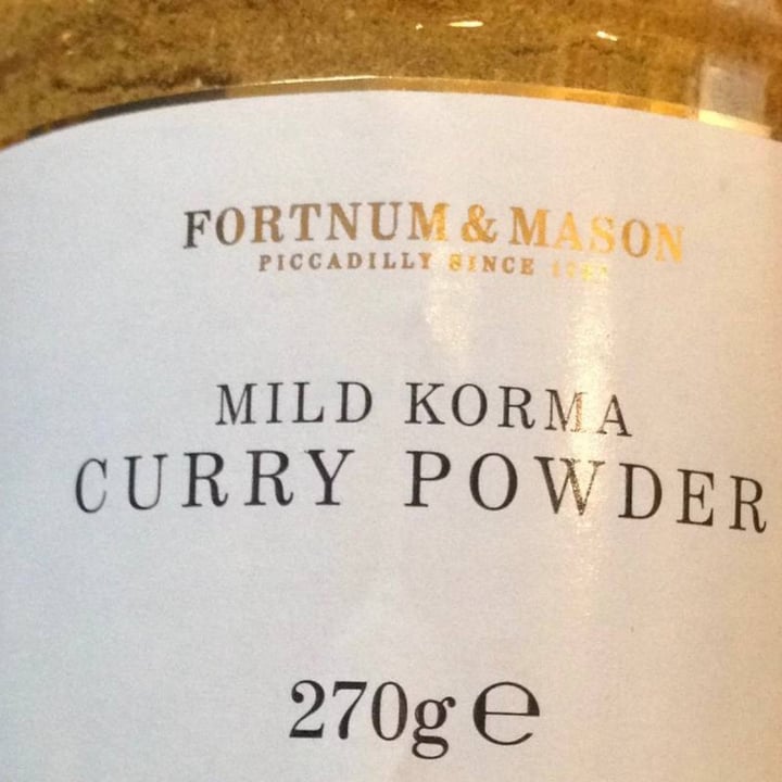 Fortnum and Mason Mild korma curry powder Review | abillion