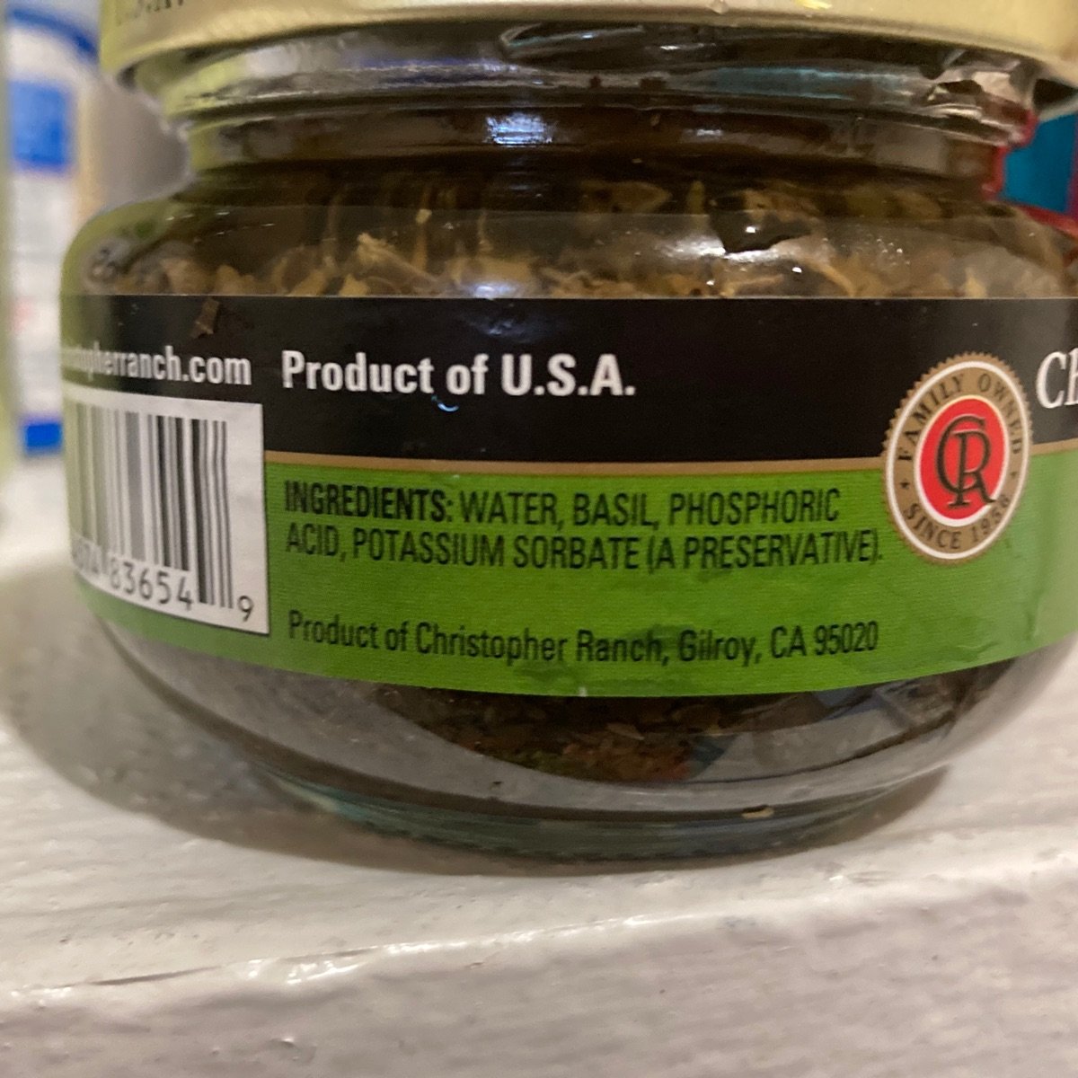 Chopped basil from Christopher Ranch - Vegan Product Reviews & Ratings ...