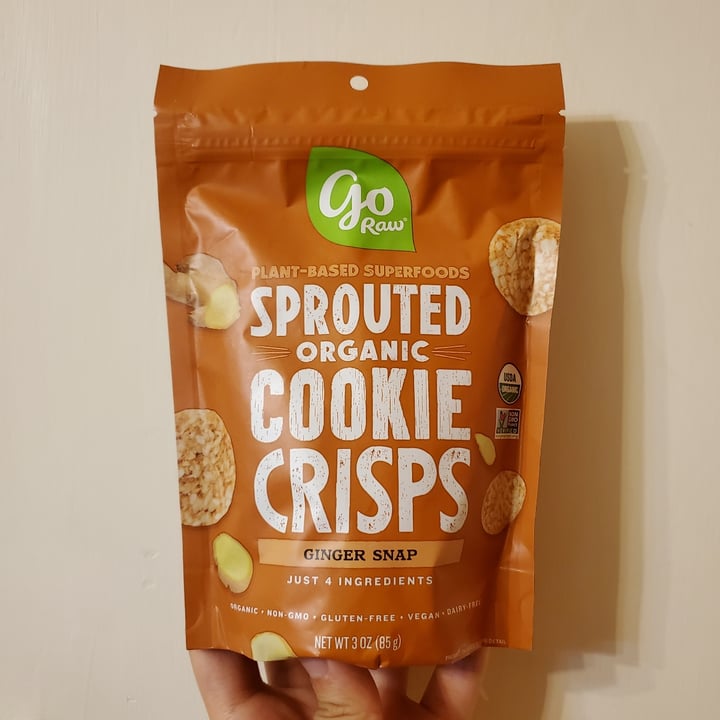 Go Raw Sprouted Organic Cookie Crisps gingersnap Review | abillion