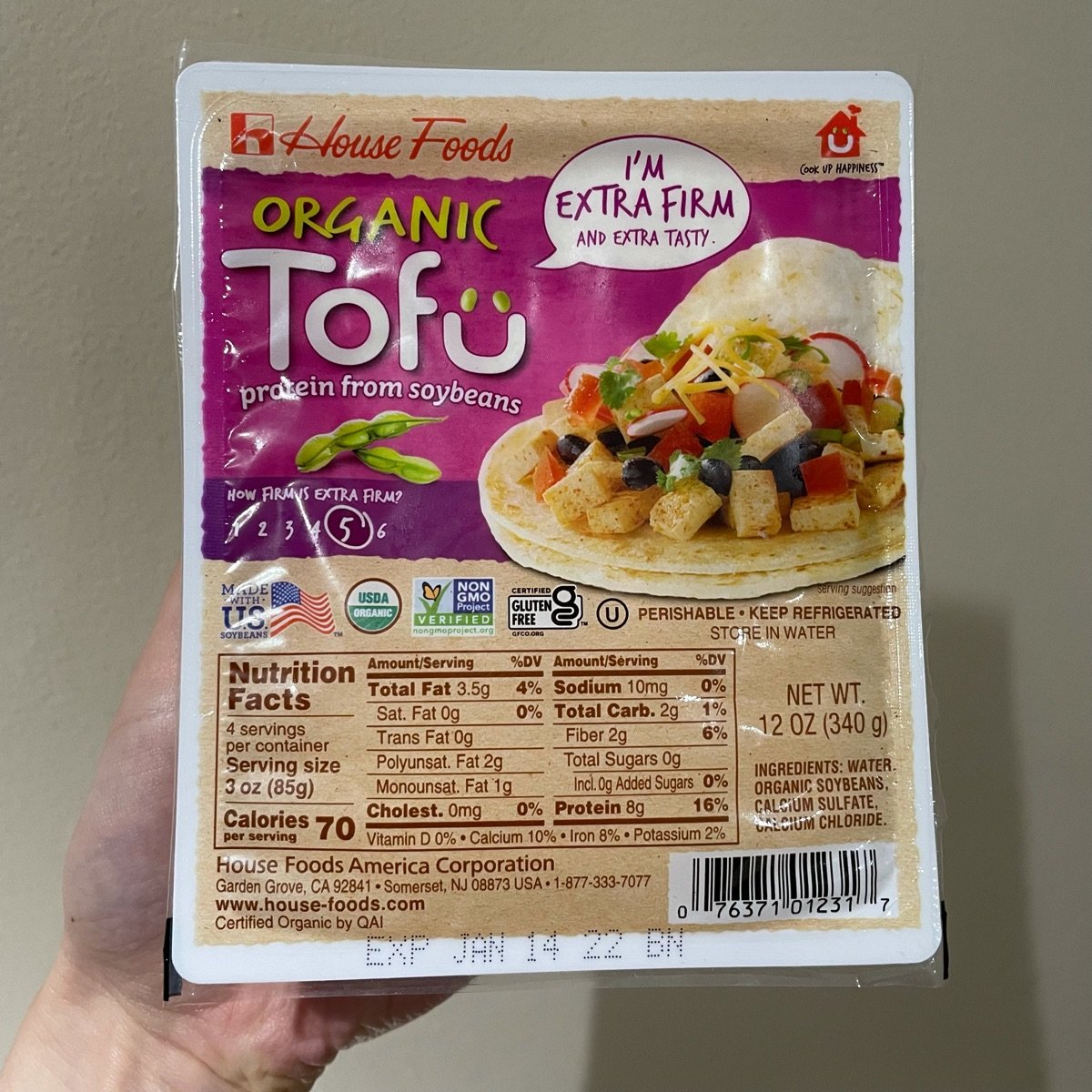 Organic Extra Firm Tofu from House Foods - Vegan Product Reviews ...