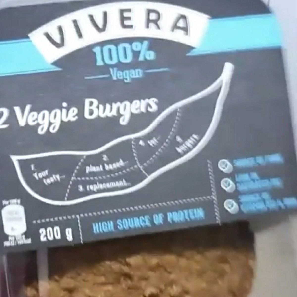 Veggie burger from Vivera - Vegan Product Reviews & Ratings | abillion