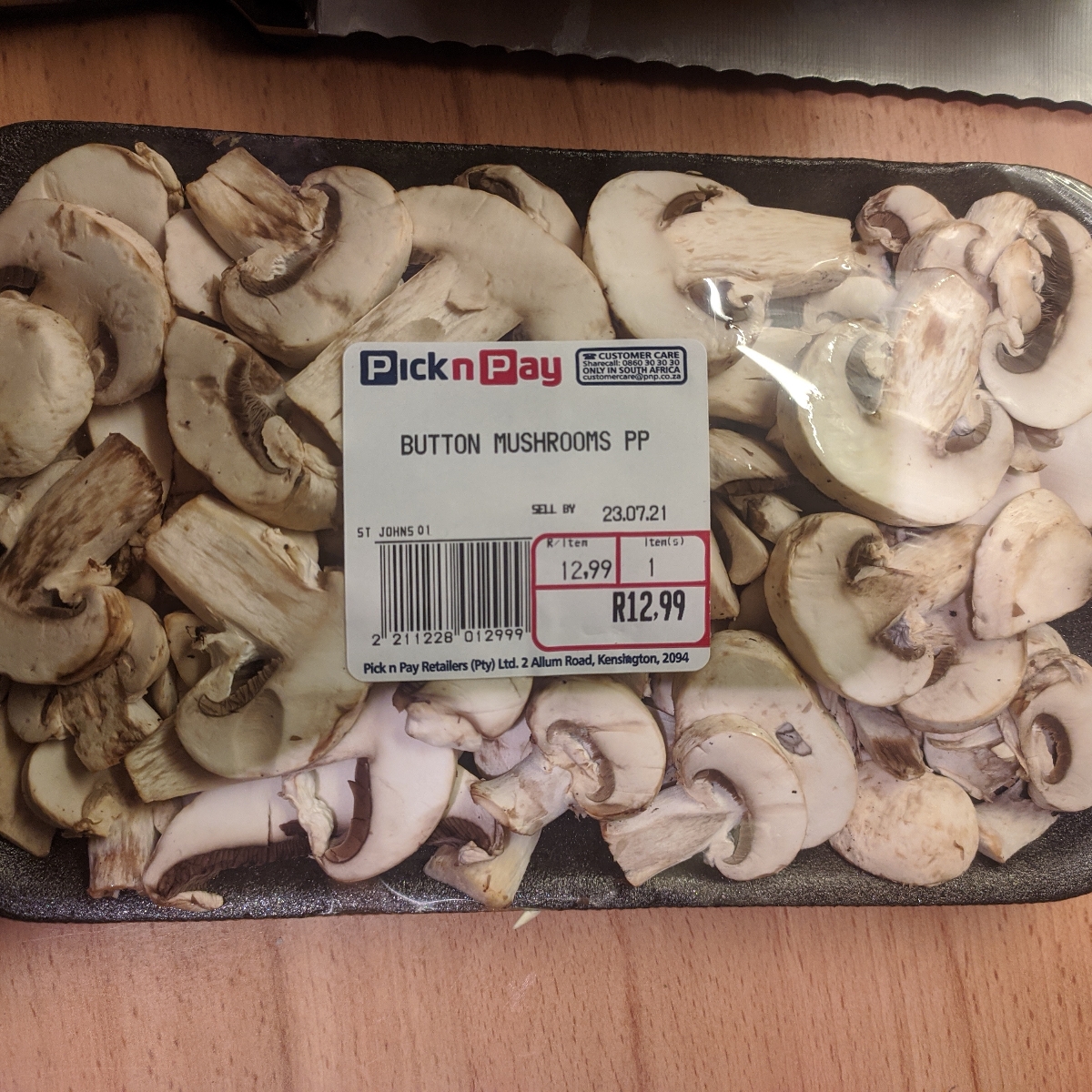 Sliced Button mushrooms from Pick n Pay - Vegan Product Reviews ...
