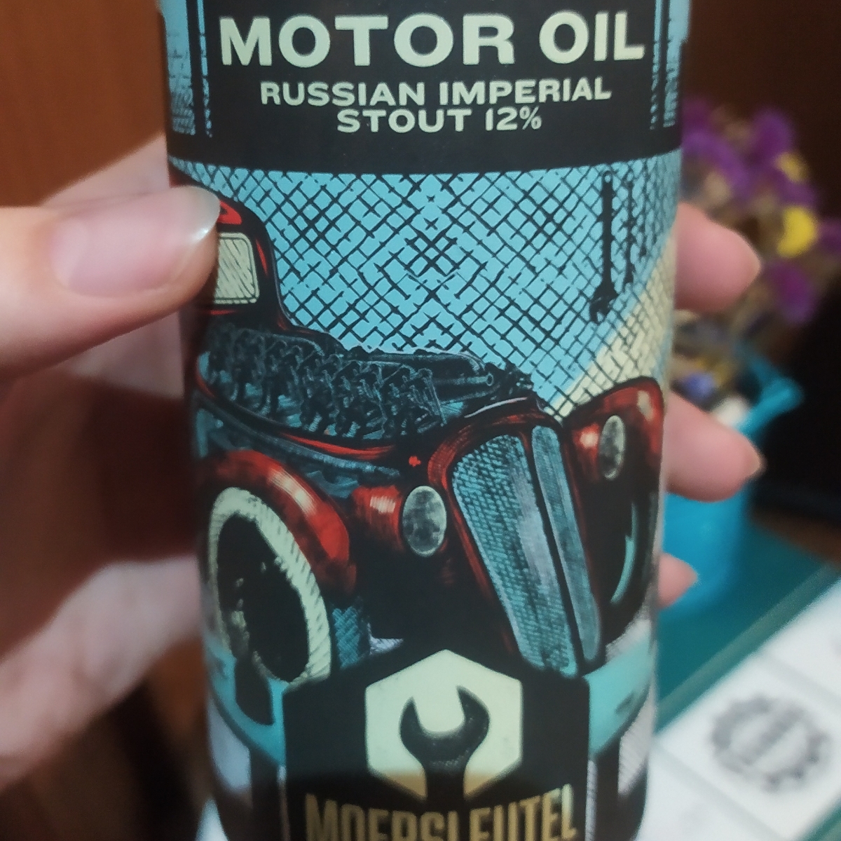 Motor Oil - Russian Imperial Stout 12% from Moersleutel - Vegan Product ...