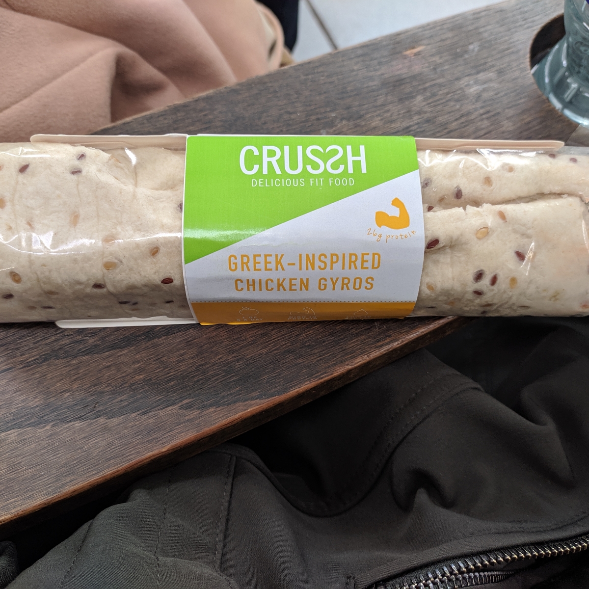 Greek Inspired Chicken Gyros from Crussh - Vegan Product Reviews ...